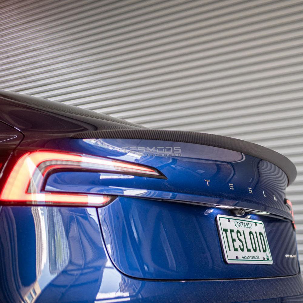 Model 3 Performance Spoiler – Genuine Carbon Fiber